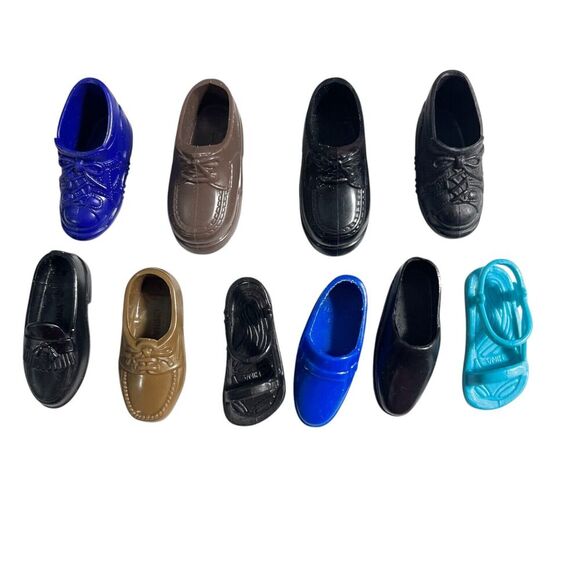 Mattel | Toys | Vintage Single Mismatched Lot Ken Shoes Boots Sandals ...